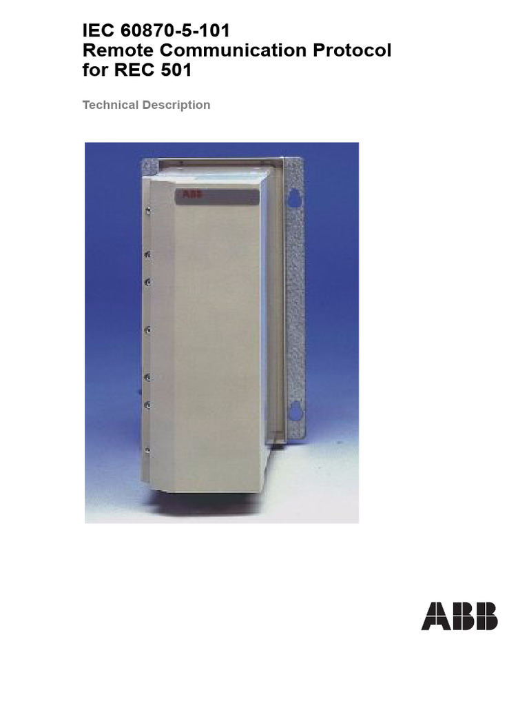 Abb T101 Protocol Document | PDF | Osi Model | Telecommunications