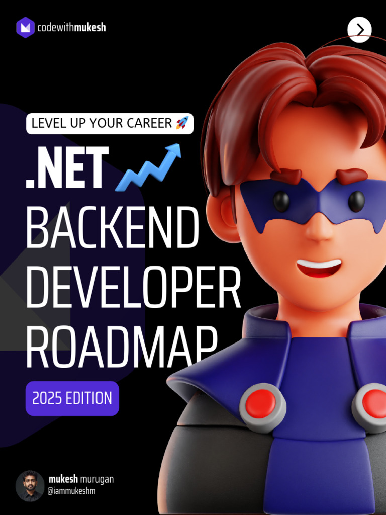 DotNet Backend Developer Roadmap 2025 | PDF | Databases | No Sql DotNet Backend Developer Roadmap 2025 | PDF | Databases | No Sql
