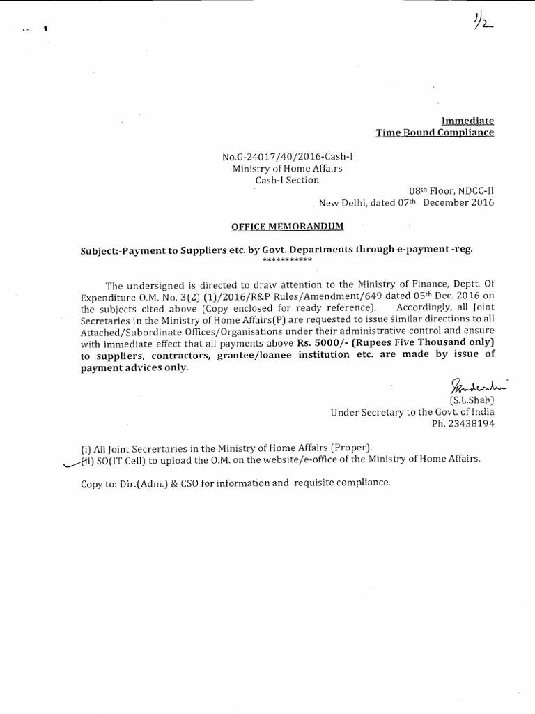 Cash Transaction Limit | PDF