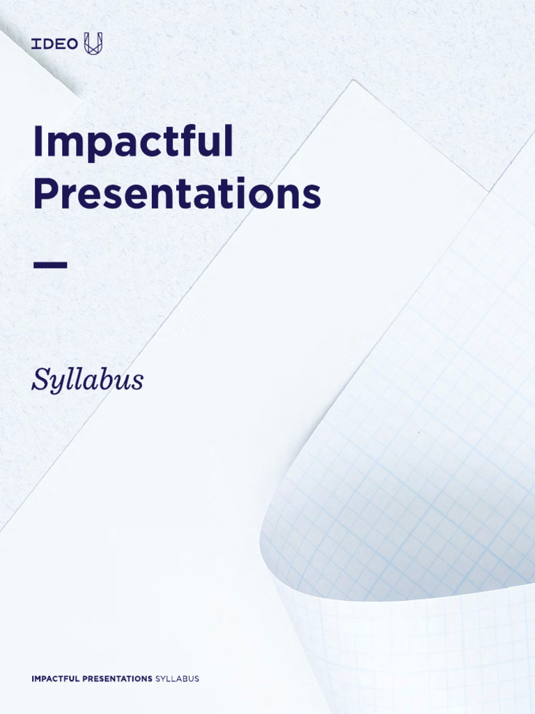 Impactful_Presentations_Full_Syllabus_August_2022 | PDF | Lesson Plan ...