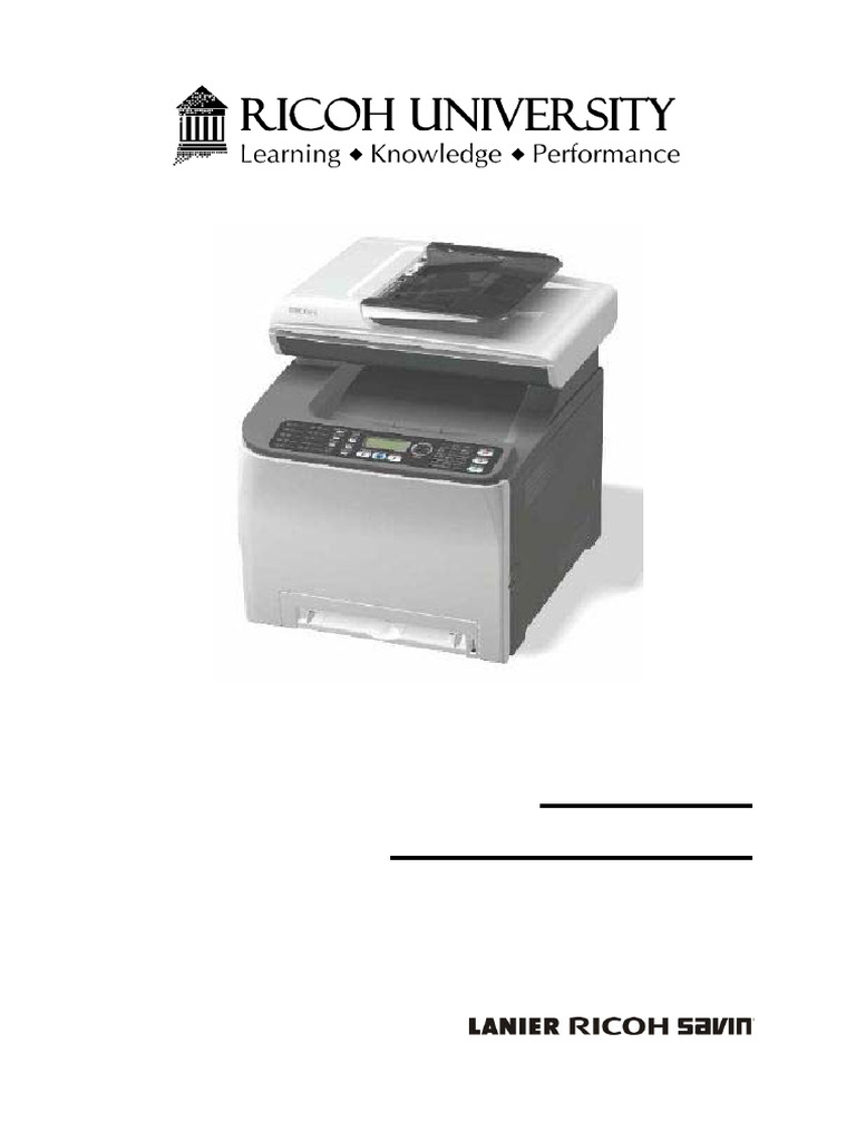 Ricoh M018/M019 Service Manual (Aficio SP C231SF SP C232SF) | PDF | Image Scanner | Laser