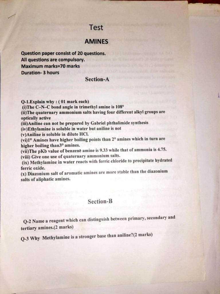 amines | PDF | Amine | Methyl Group