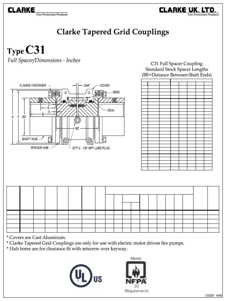 Coupling Catalog C31 C132207.sflb | PDF | Propulsion | Mechanical Engineering