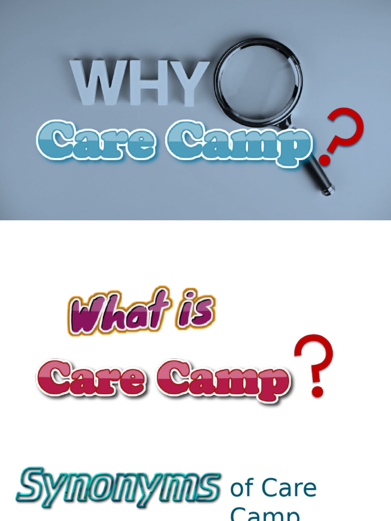 Why Care Camp | PDF | Seventh Day Adventist Church | Jesus