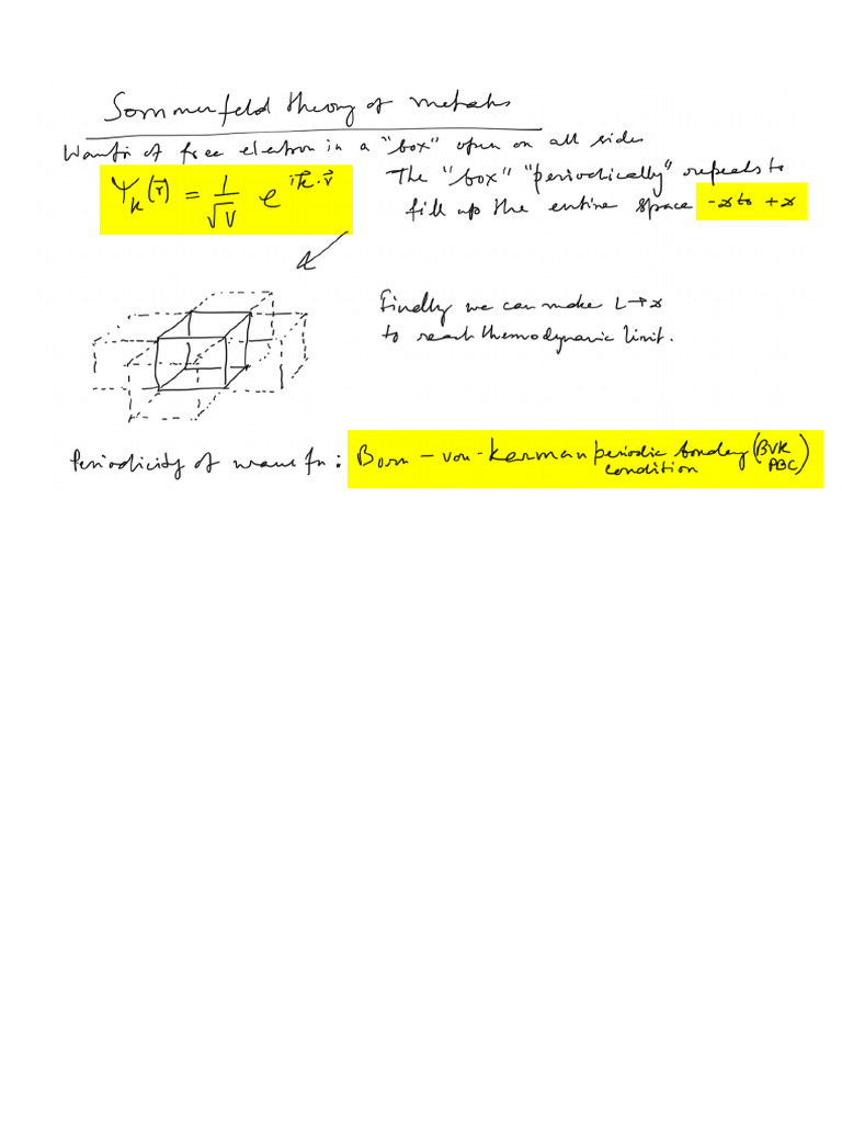 Sommerfeld Theory | PDF