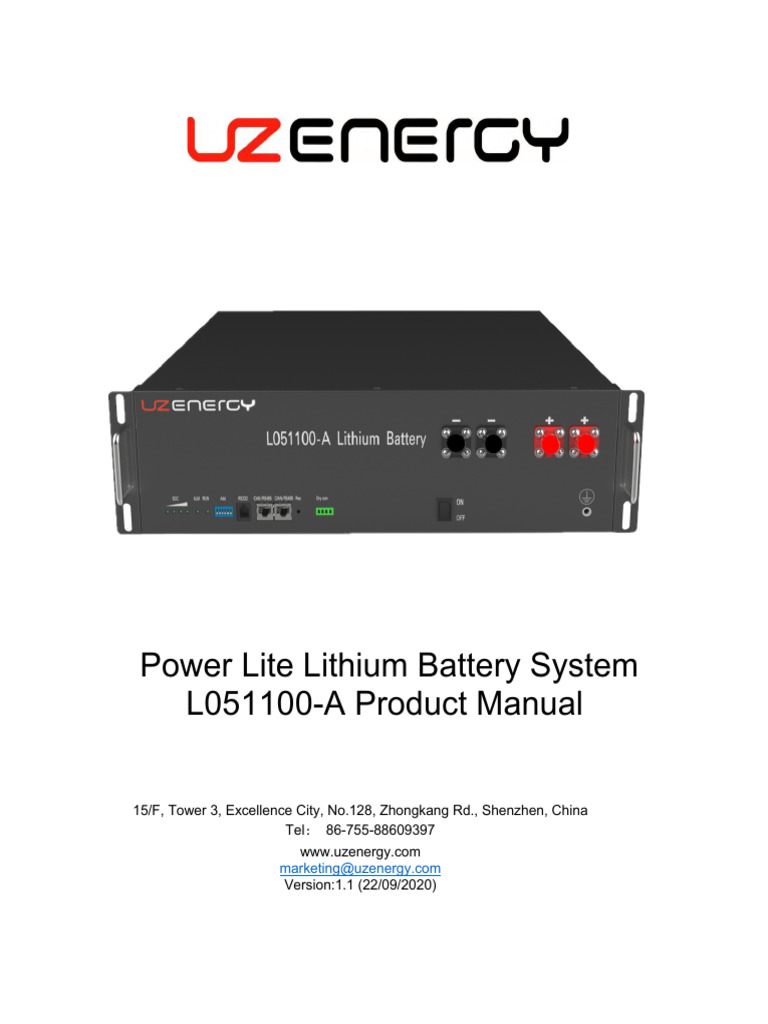 Power Lite Lithium Battery Manual | PDF | Electrical Connector ...