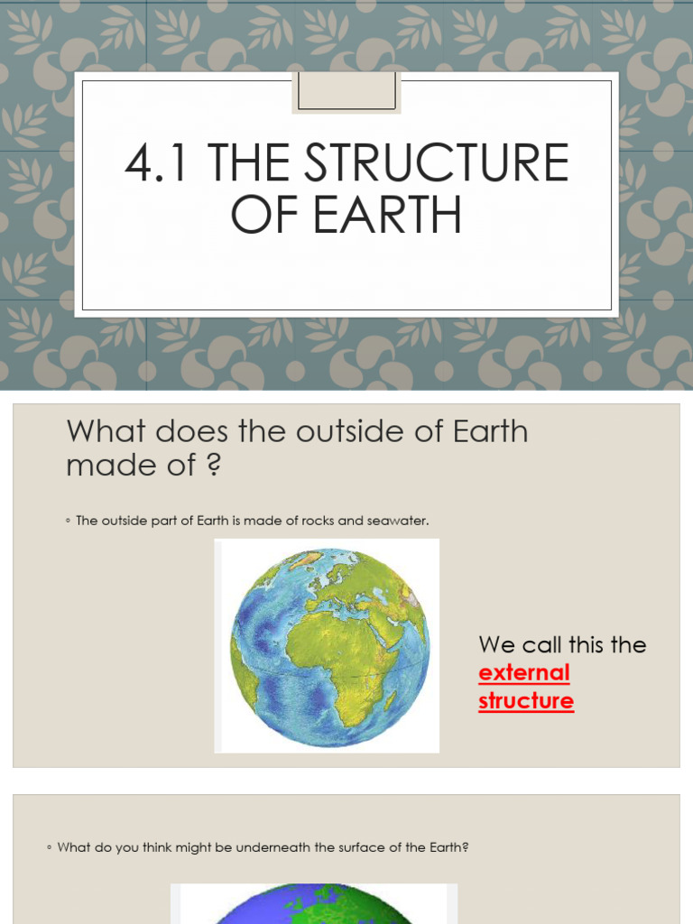 External Structure of Earth Explained | PDF | Magma | Earth