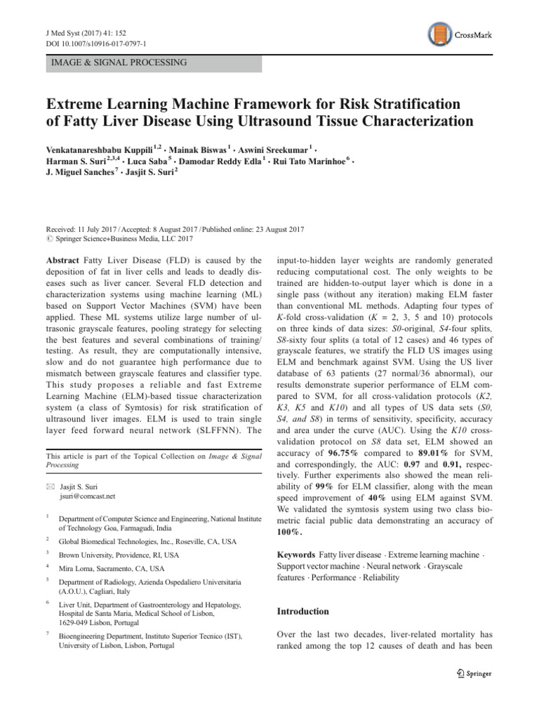 Extreme Learning Machine Framework For Risk Stratification | PDF | Cross Validation (Statistics ...