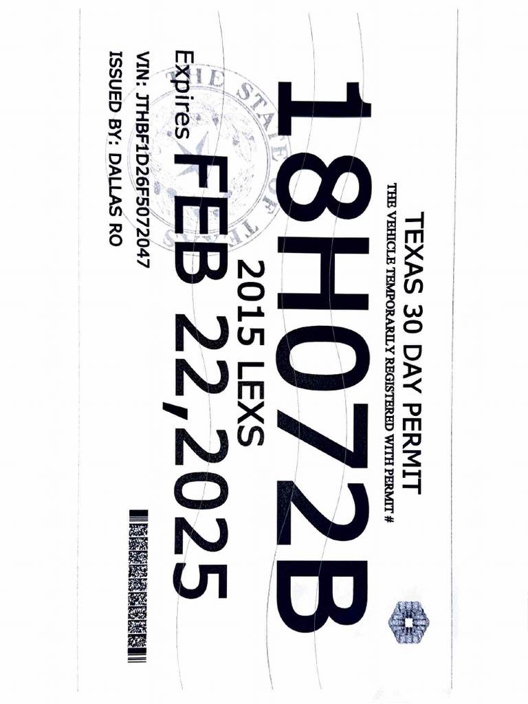 carlos reyes 30 day tag - Lexus | PDF