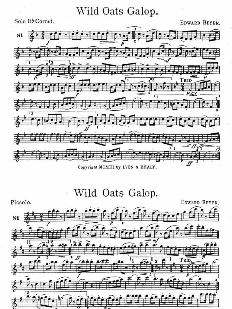 Wild Oats | PDF