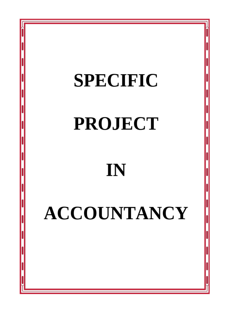 Accountancy Border | PDF
