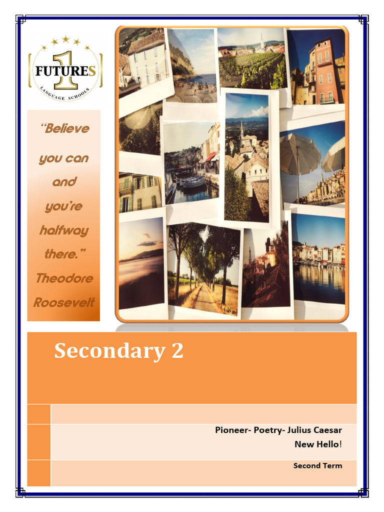 2nd Sec Booklet Term 2-24-25 | PDF | Adjective | Linguistics