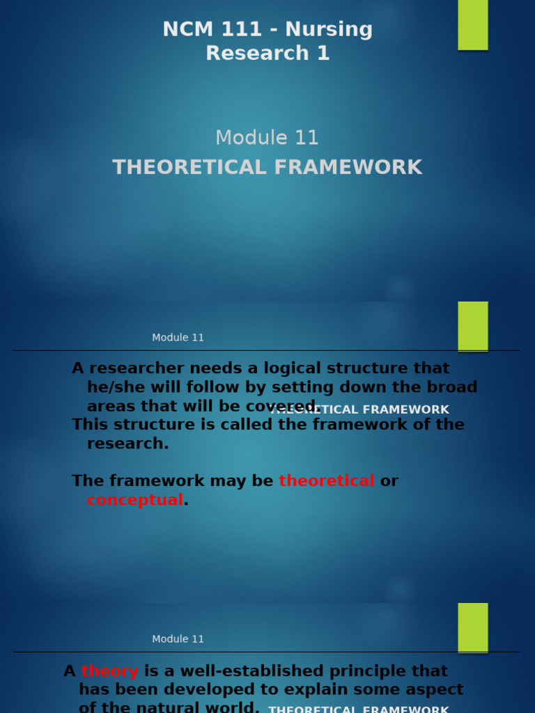 Lecture Nr1 11 Theoretical Framework Sy 2024 | PDF | Theory | Cognition