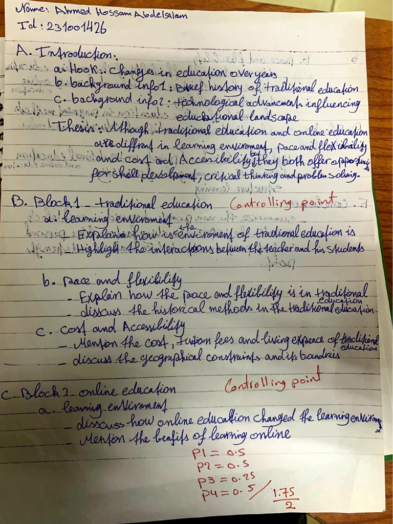 Compare and Contrast Outline | PDF