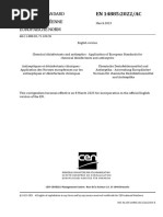 En 14885 - 2022 | PDF | Disinfectant | Antimicrobial