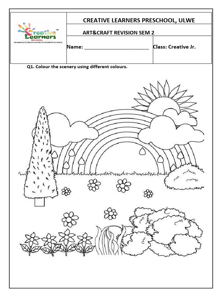 Art & Craft Revision Tasks | PDF