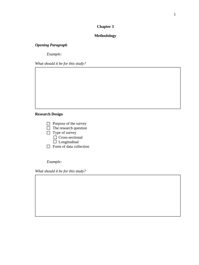 TEMPLATE-CHAPTER-3-METHODOLOGY | PDF | Survey Methodology | Science