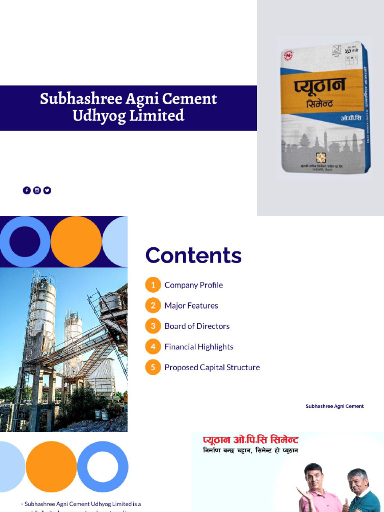 Profile - Subha Shree Agni | PDF