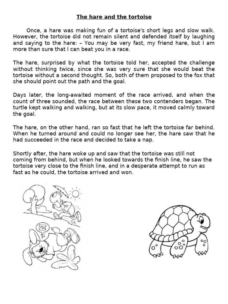 The hare and the tortoise | PDF | Hare