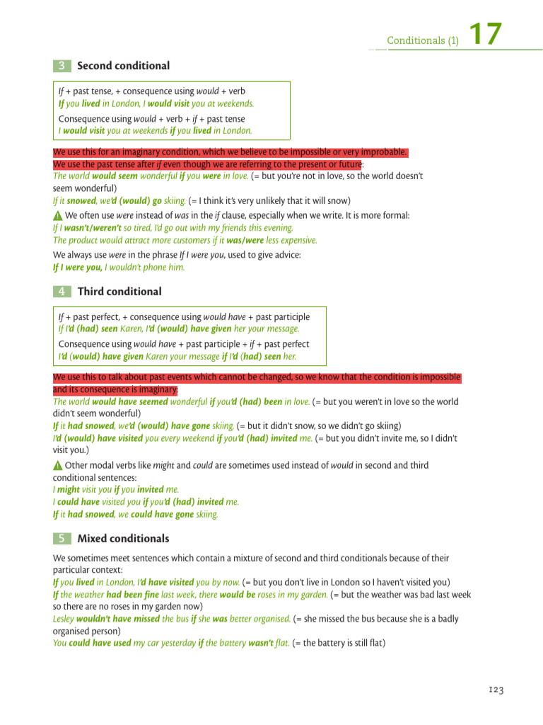 Understanding English Conditionals | PDF | Grammatical Tense | Linguistic Morphology
