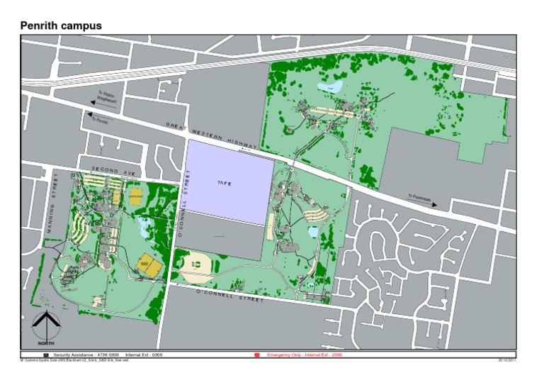 Penrith Campus Locality Map | PDF