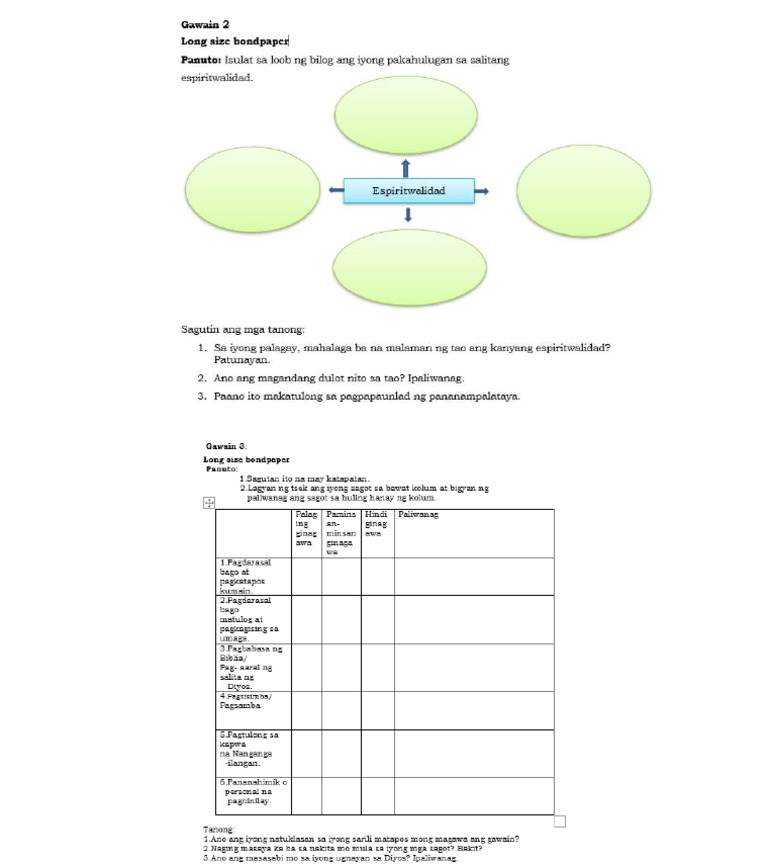 ESP 10 ACTIVITIES For FLAMINGO | PDF