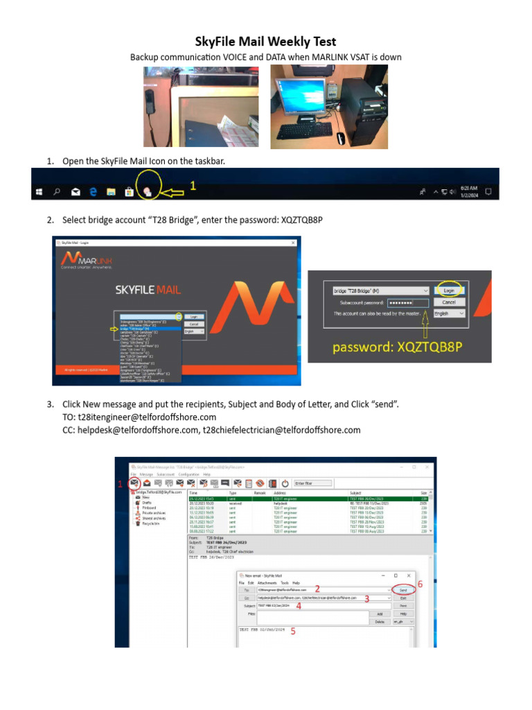 SkyFile Mail Weekly Test | PDF