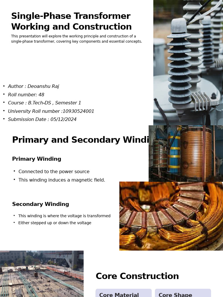 Single-Phase-Transformer-Fundamentals | PDF