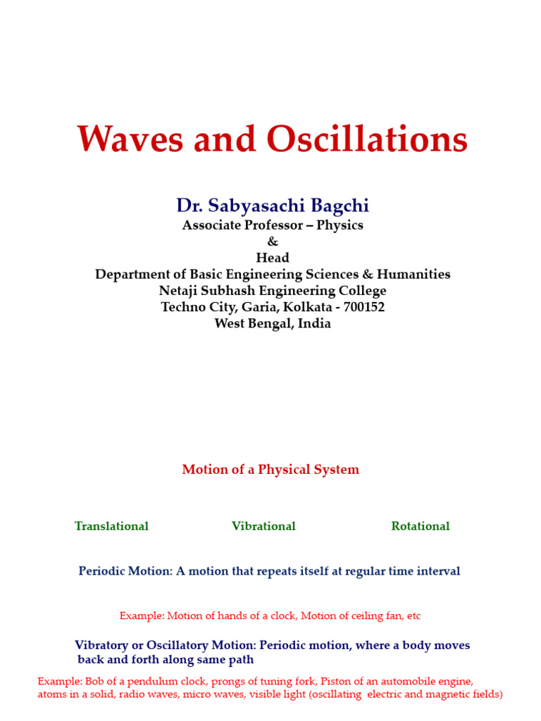 10 Oscillations | PDF | Damping | Oscillation