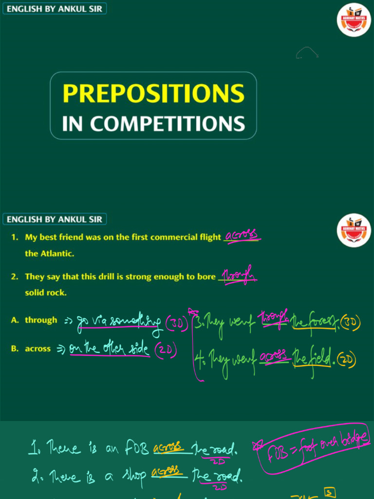 @its - Spy Prepositions Class-2 | PDF