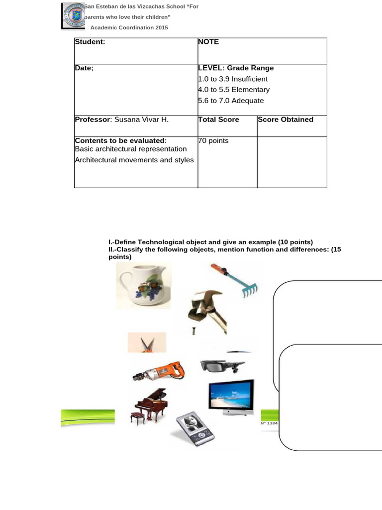 4th Grade Visual Arts Evaluation Guide | PDF
