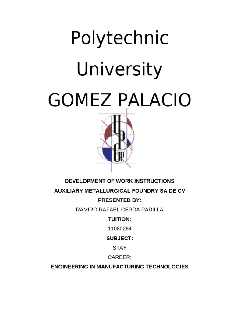 Work Instructions Project | PDF | Standardization | Methodology