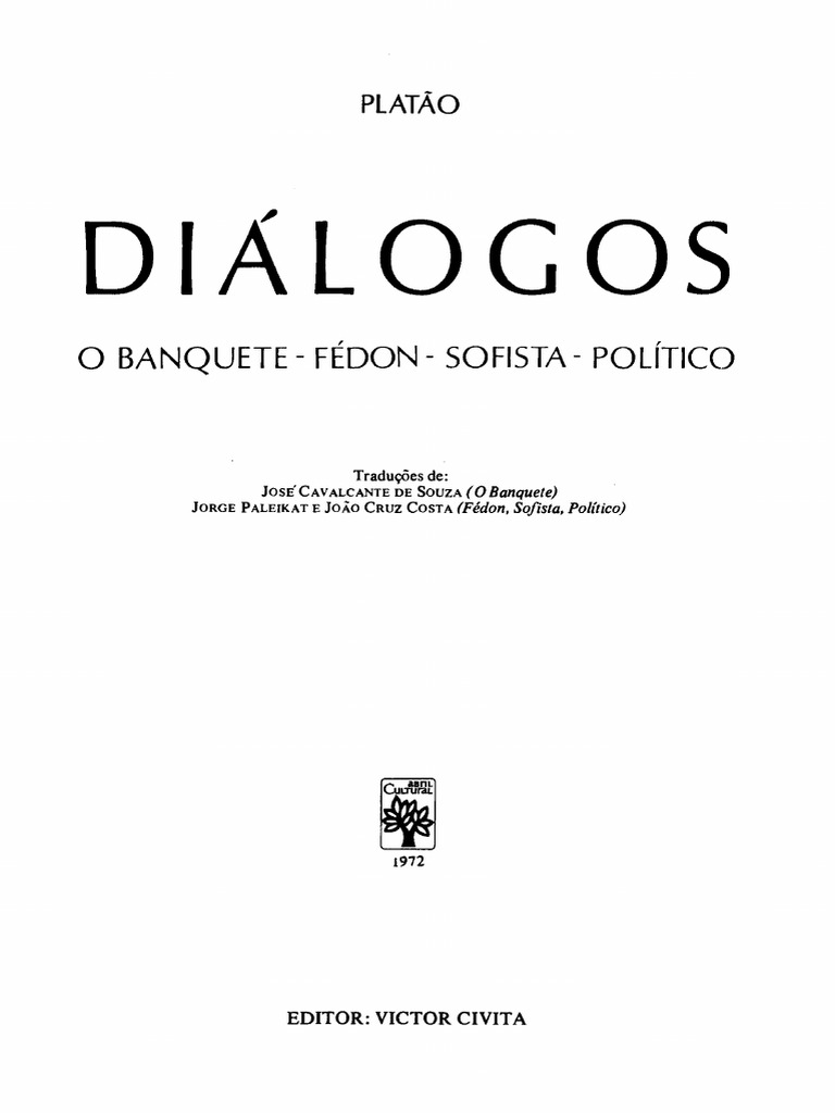 Platão - O Banquete, P. 39 A 49 | PDF