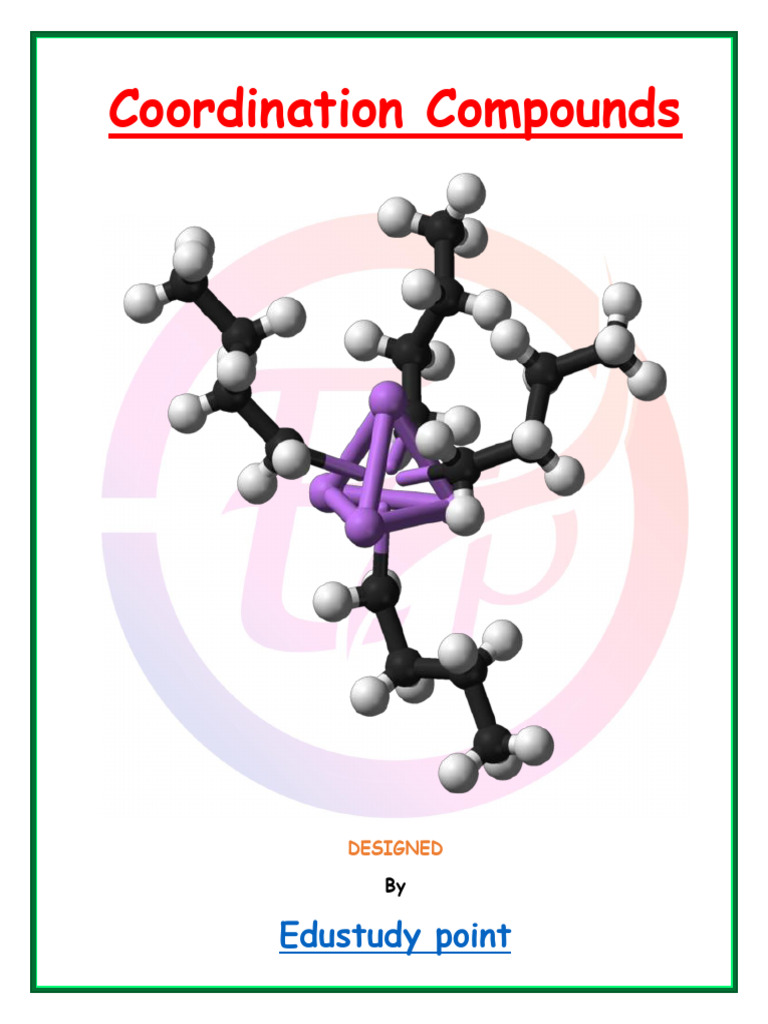 Coordination Compound (Edustudy Point) (1) - Unlocked | PDF ...
