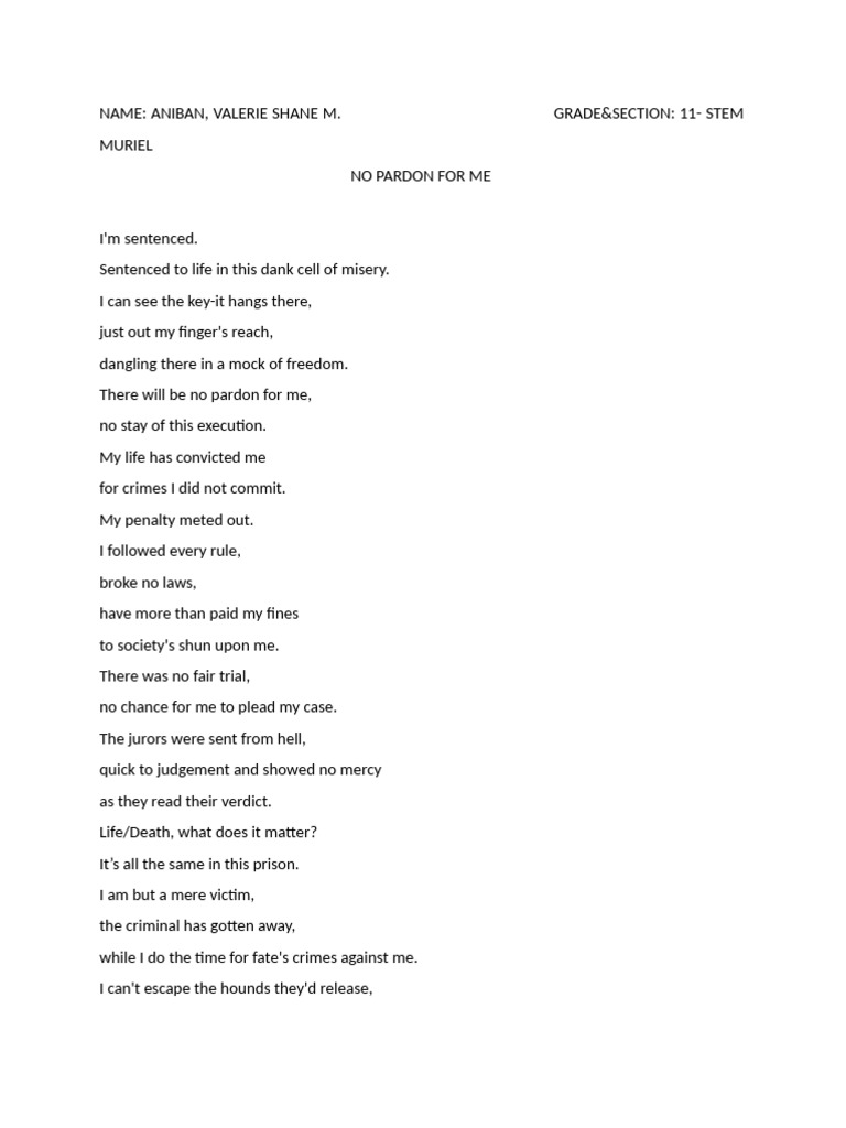 Declamation Piece | PDF