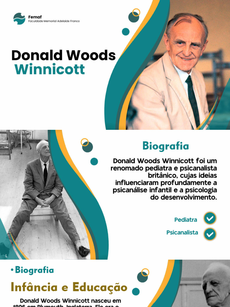 Biografia de Donald Winnicott | PDF | Psicanálise | Emoções
