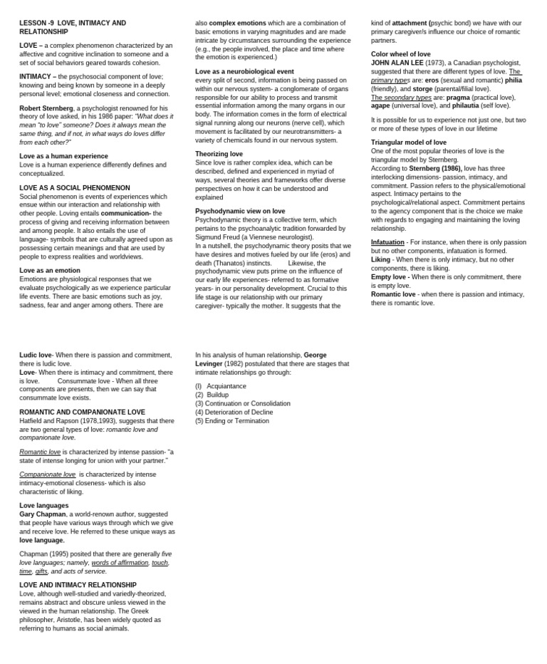 LOVE | PDF | Love | Intimate Relationships
