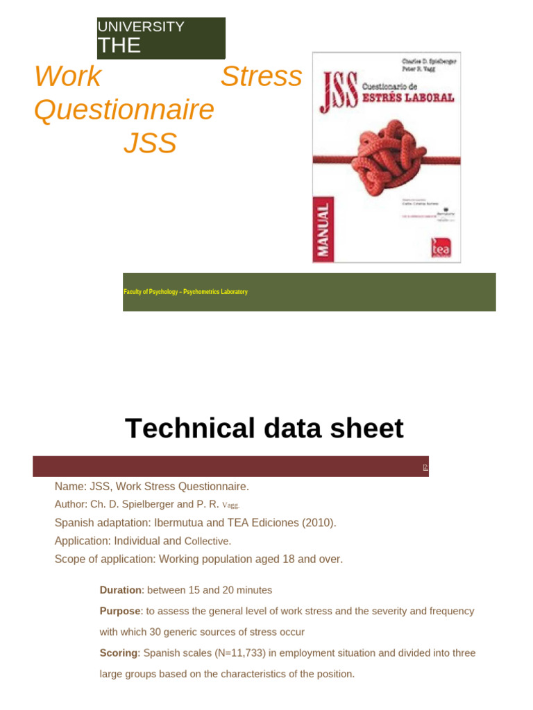 Labor Stress Questionnaire | PDF | Occupational Stress | Stress (Biology)