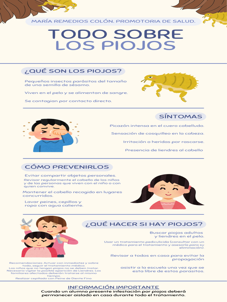 Prevención y Tratamiento de Piojos | PDF