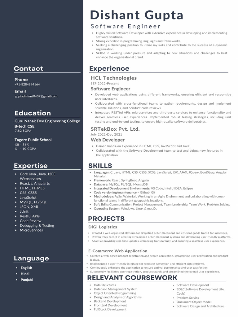 Dishant Resume | PDF