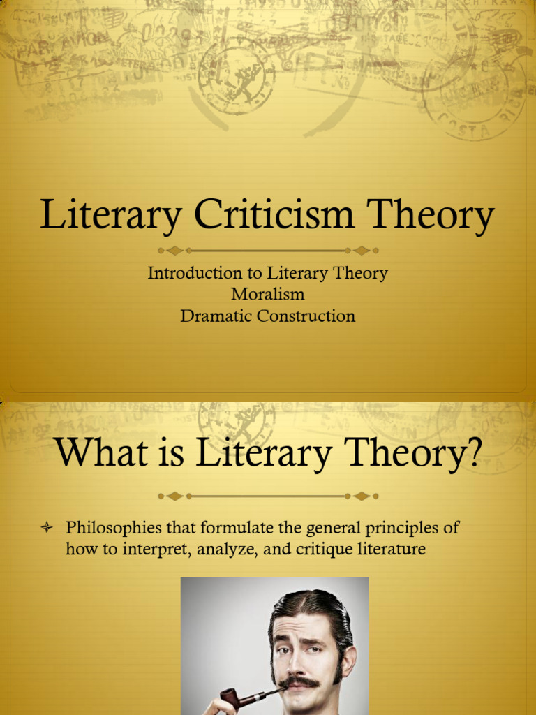 Moralism-and-Dramatic-Constructionism | PDF | Literary Theory | Plato