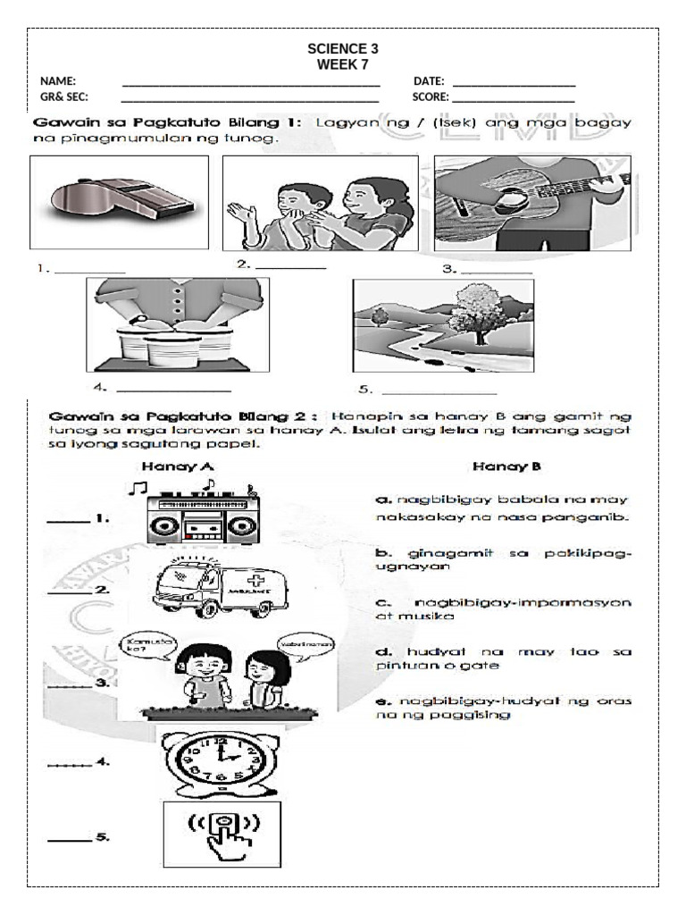 Week 4 q3 Worksheet | PDF