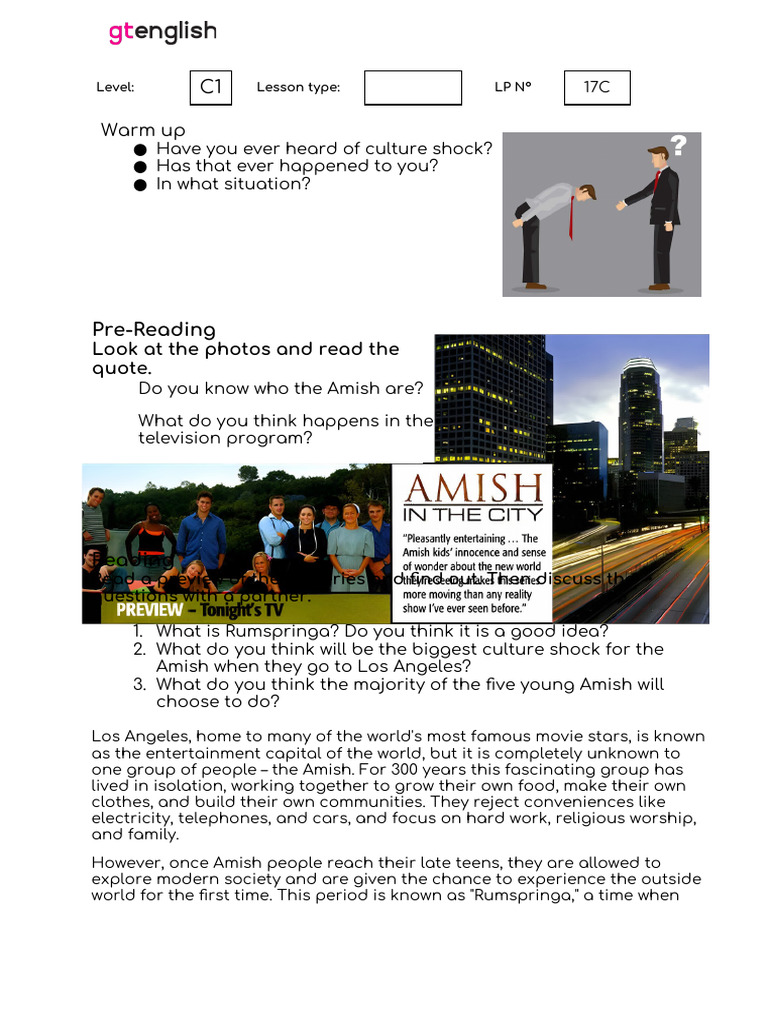 Ammar - Uncountable, Plural, and Collective Nouns. Culture Shock | PDF ...