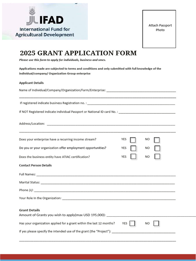 Grant Application for Businesses | PDF | Identity Document | Government ...