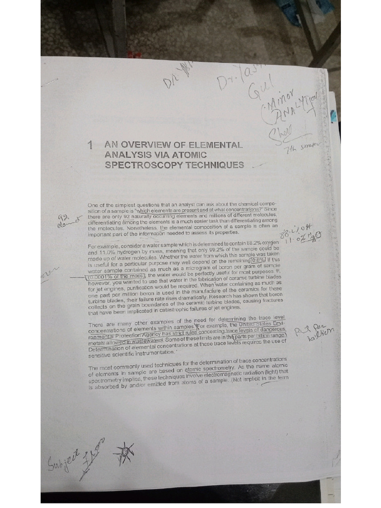 Analytical 1 ... | PDF