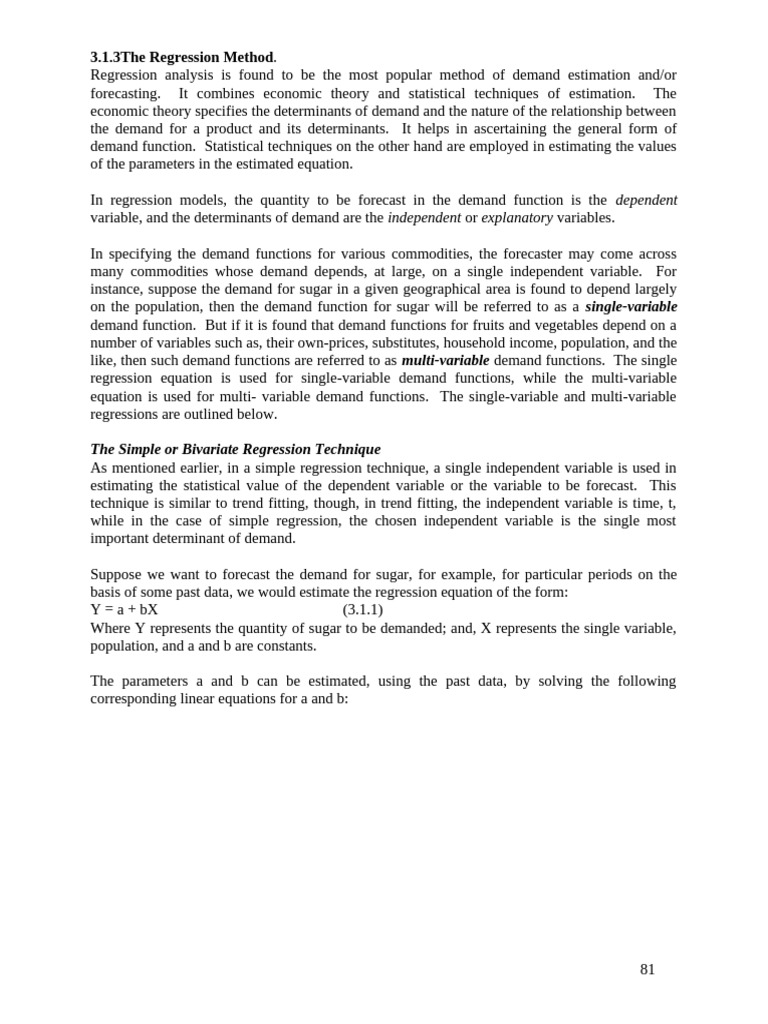 3 | PDF | Regression Analysis | Dependent And Independent Variables