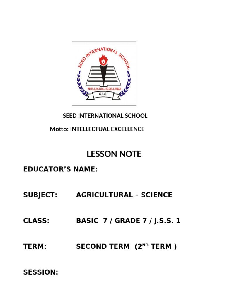 Agric Science JSS1 2ND Term Note | PDF | Pest (Organism) | Poultry