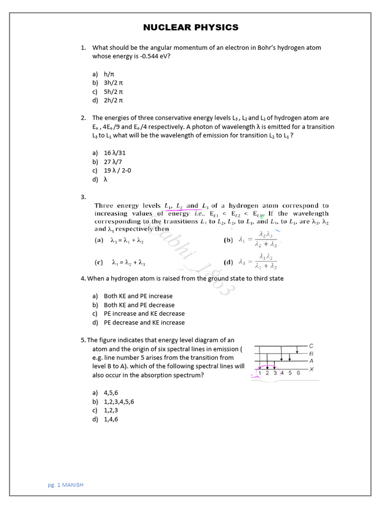 Nuclear physics | PDF | Atomic Nucleus | Nuclear Physics