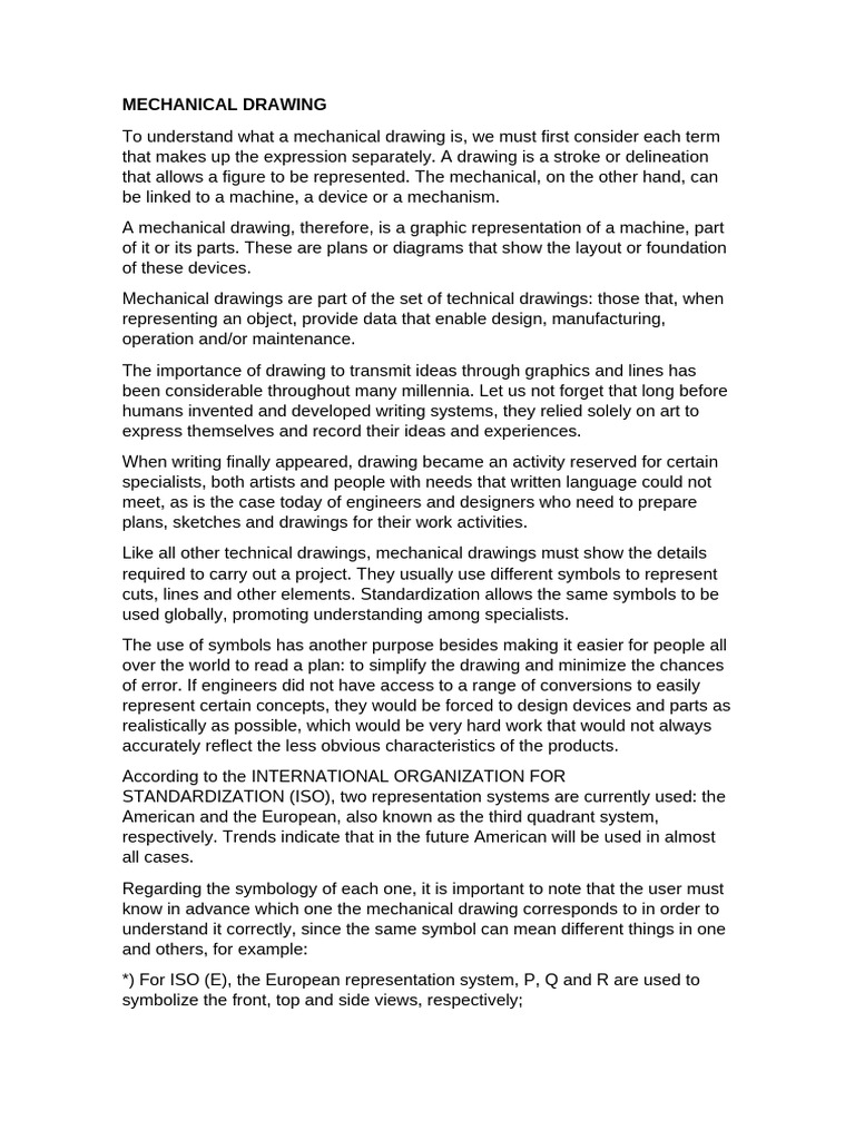 mechanical drawing | PDF | Drawing | Technical Drawing