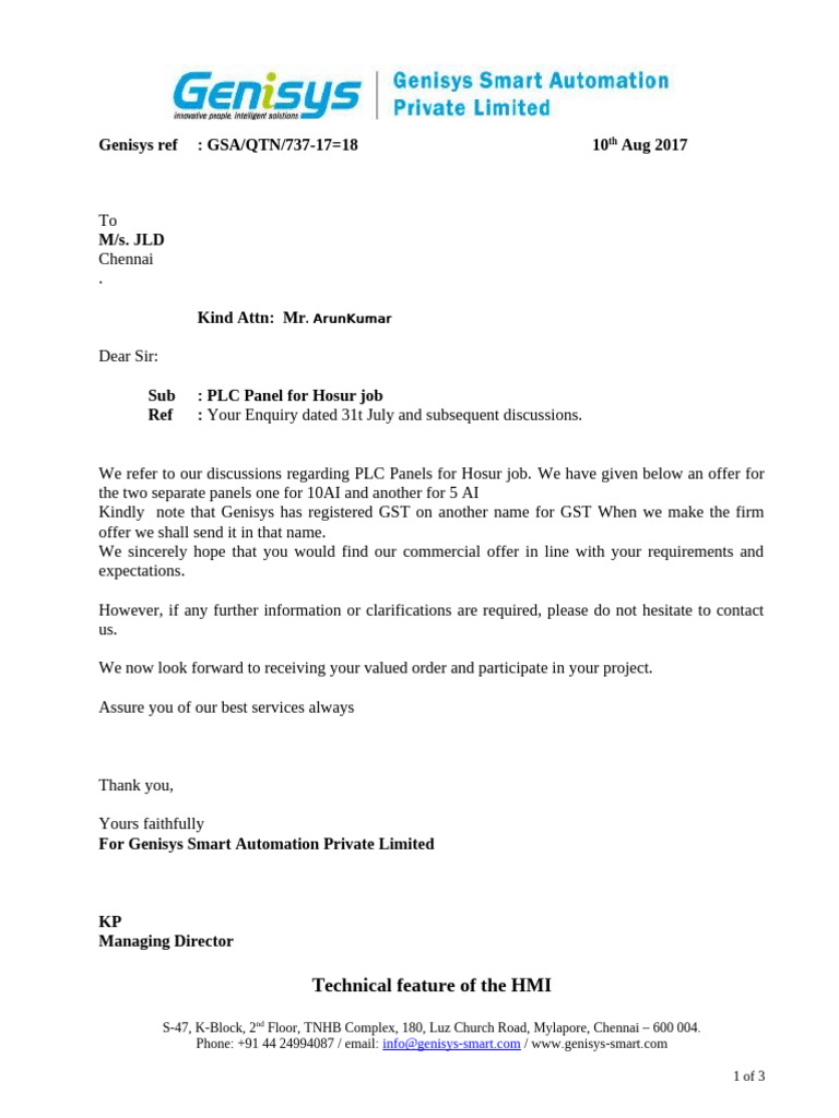 696-1-1801-JLD-PLC Based System & Fully Wired | PDF | Computer Hardware ...
